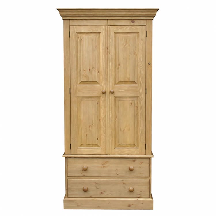 2 door pine wardrobe store