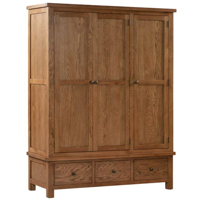 Dark oak wardrobe store