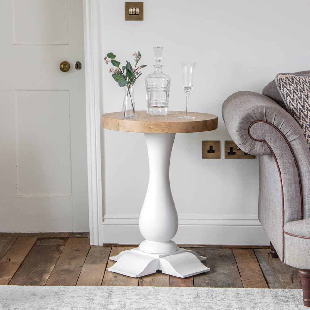 Oak wine table store